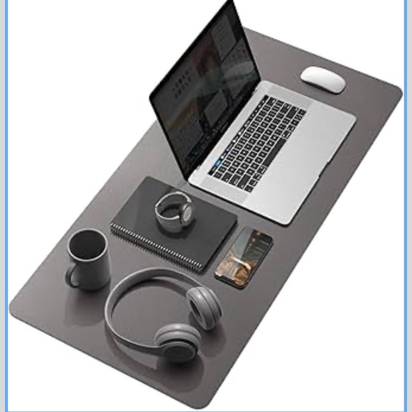 Ysagi | Office | Ysagi Dualsided Leather Desk Mat 35 X 157 Dark Gray ...
